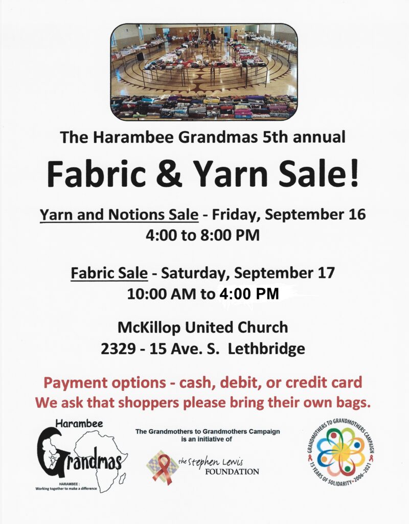 Harambee Grandmas Fabric Sale – Grandmothers to Grandmothers Campaign